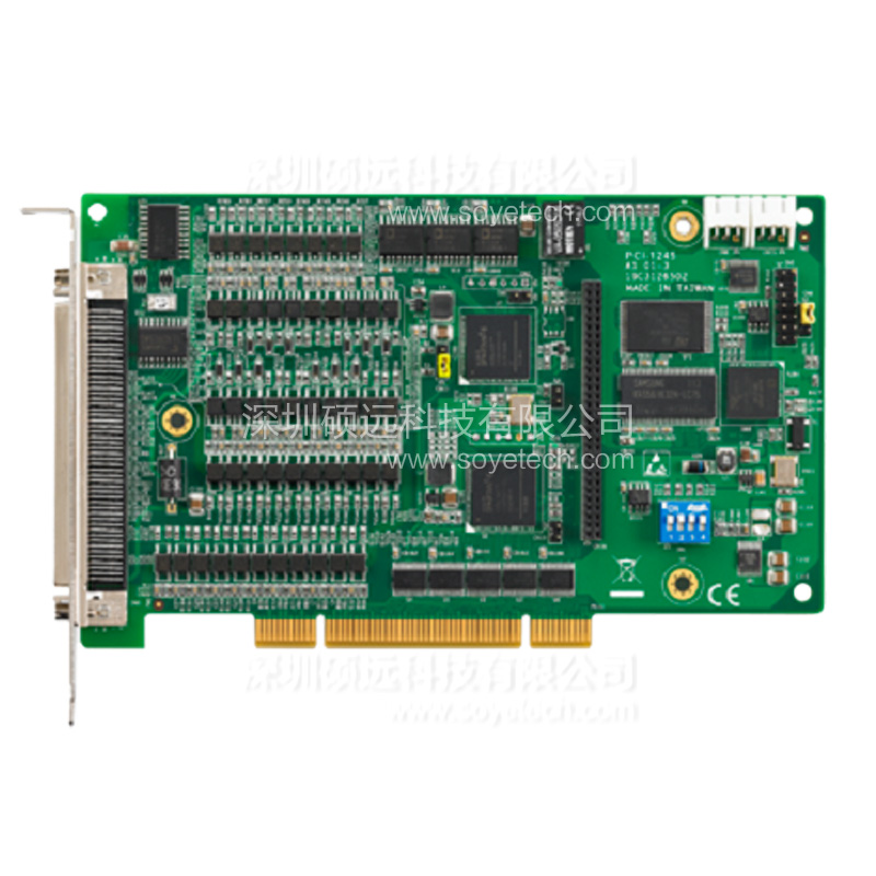 研华 PCI-1245-AE 4 轴通用DSP架构 脉冲型 运动控制卡-深圳市硕远科技有限公司