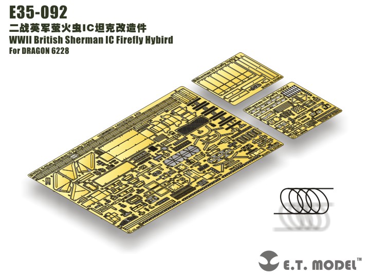 E35-092 WWII British Sherman IC Firefly Hybird-企业官网