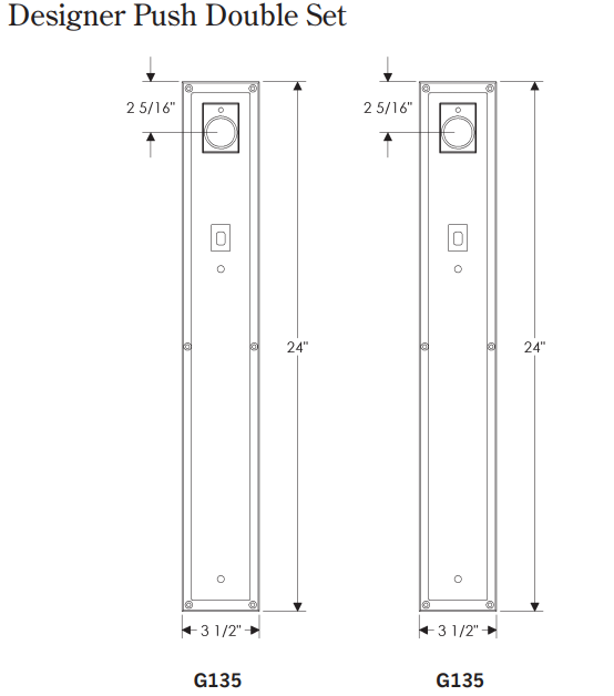 Designer Textures Push/Pull Set - G135/G136-企业官网