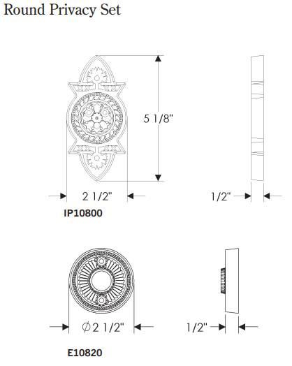 Briggs Privacy Set - E10820 WITH IP10800-企业官网
