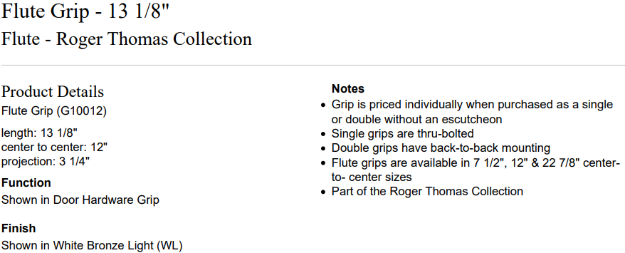 Flute Grip - G10012-企业官网